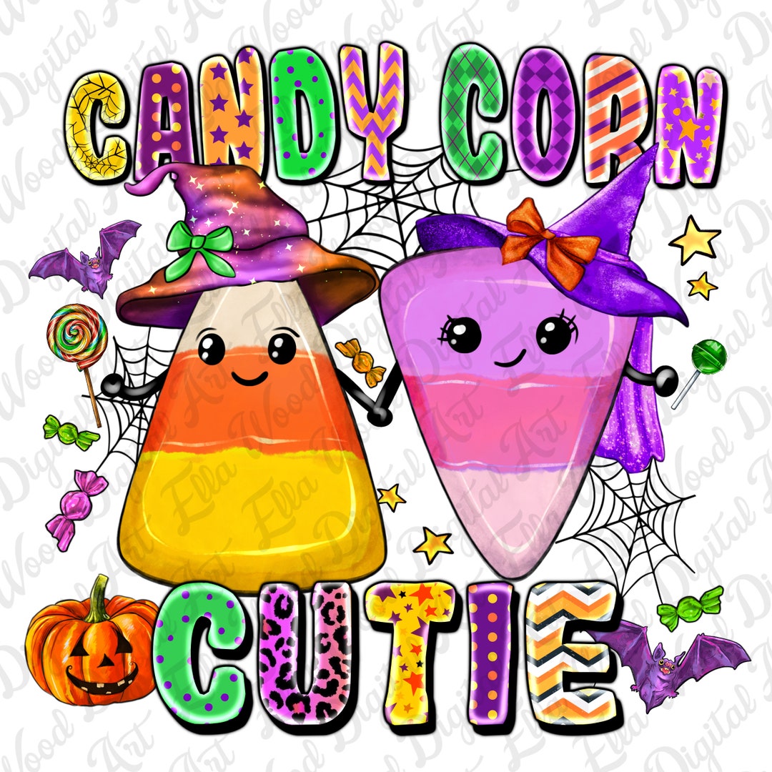 Candy Corn Cutie Png Sublimation Design Download, Halloween Candies Png ...