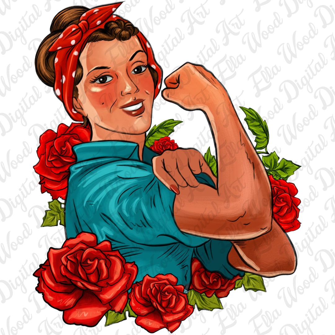 Hispanic Strong Woman With Roses Png Sublimation Design Download ...