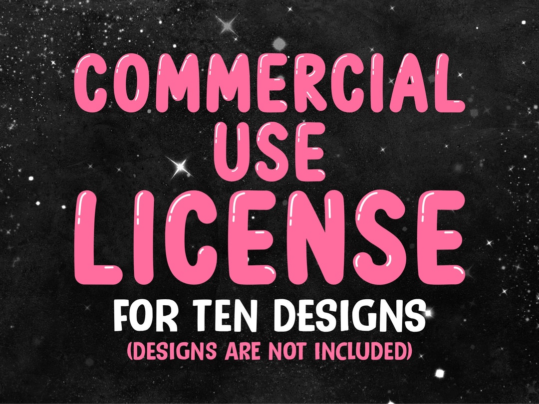 Commercial Use License for Small Businesses and Physical Products ...