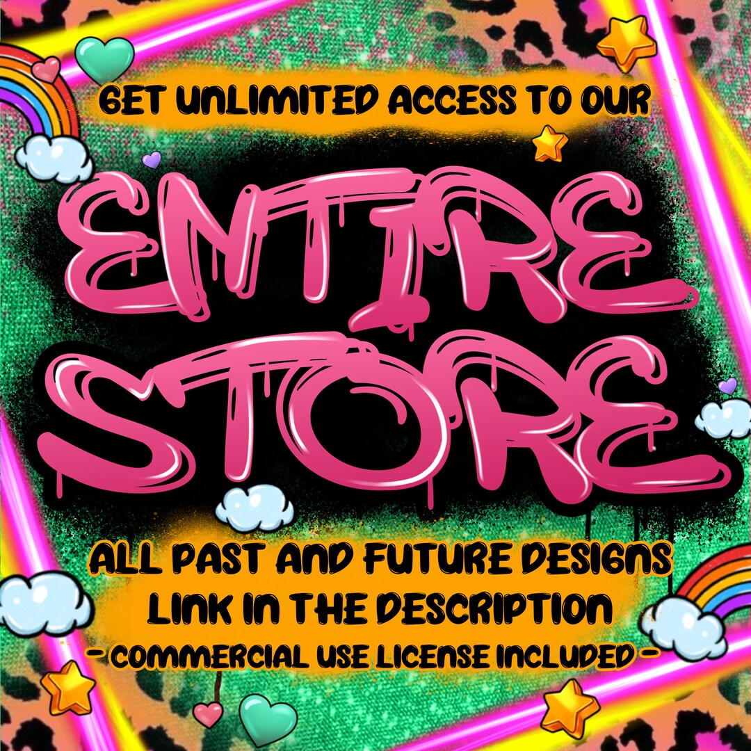 Entire Store Bundle, All Past and Future Designs for 1 Year Access ...