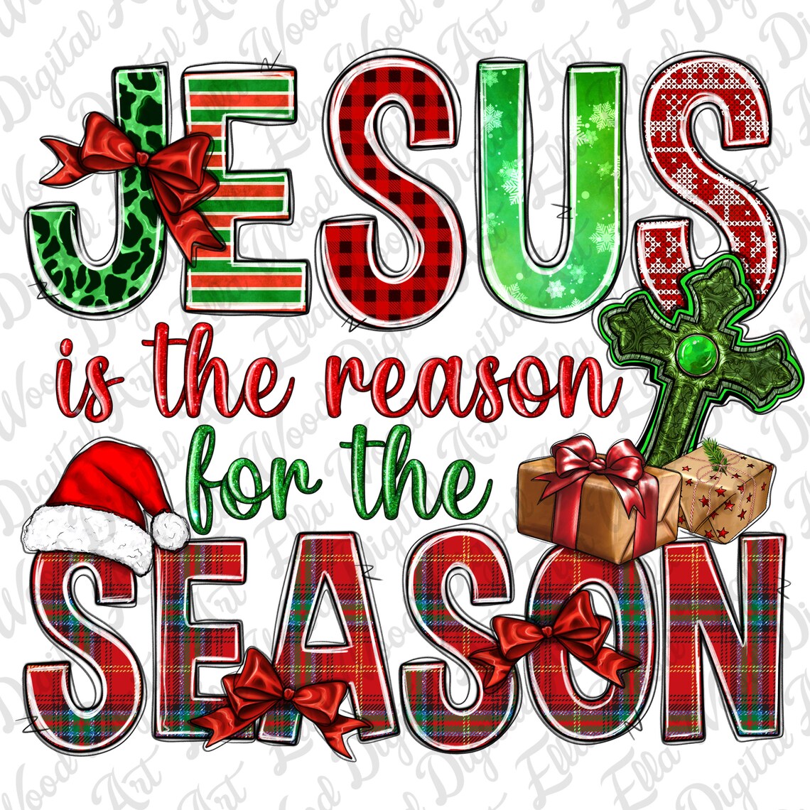 Jesus is the Reason for the Season Christmas Png, Christian Png, Jesus ...