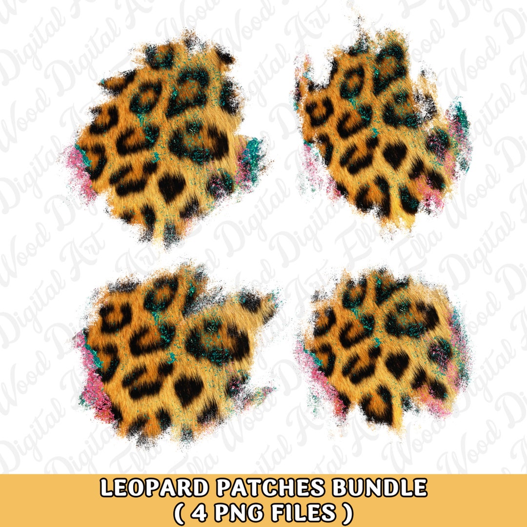 Leopard Patches Png Sublimation Design Download, Western Leopard Png ...