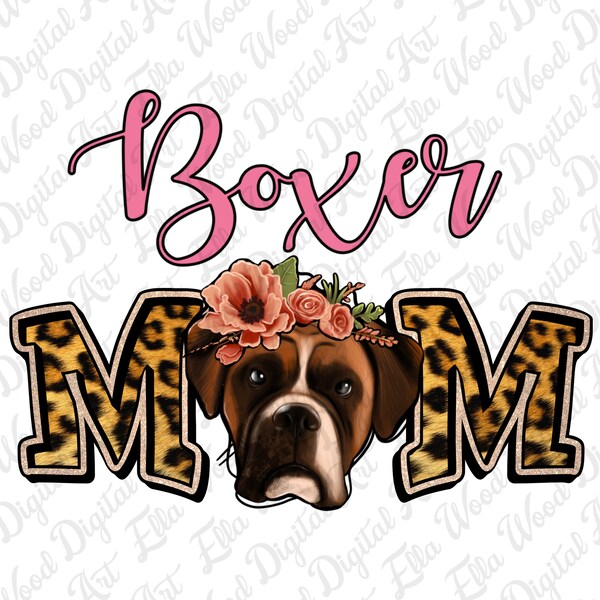 Boxer Mom - Etsy