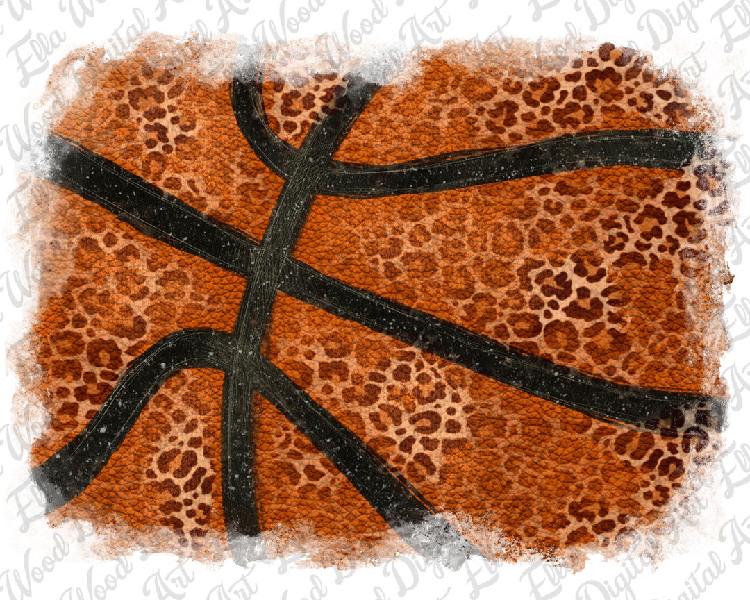 Basketball Leopard Background Png Sublimation Design Download,game Day ...