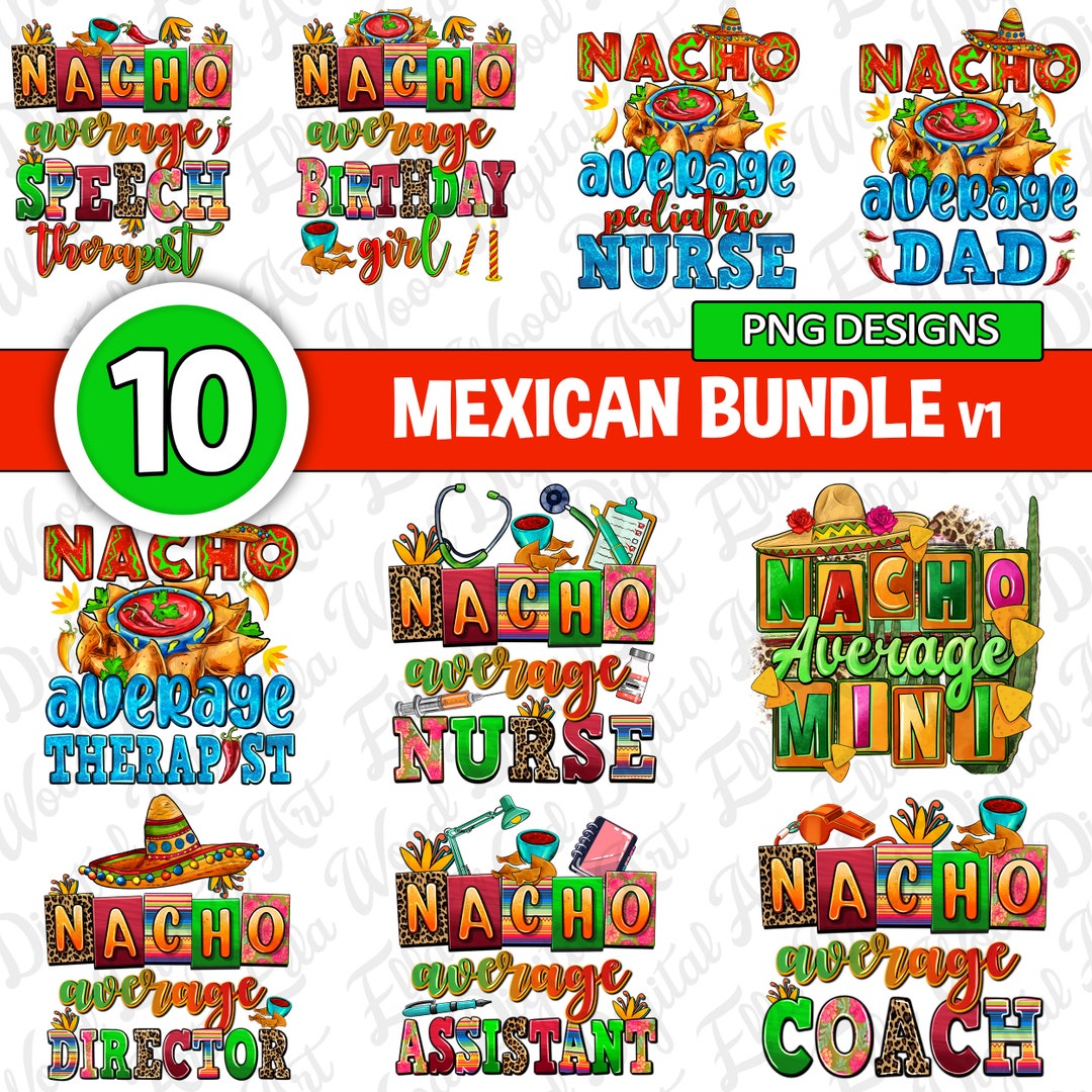 Mexican Bundle V1 Png Sublimation Design Download, Cinco De Mayo Png ...