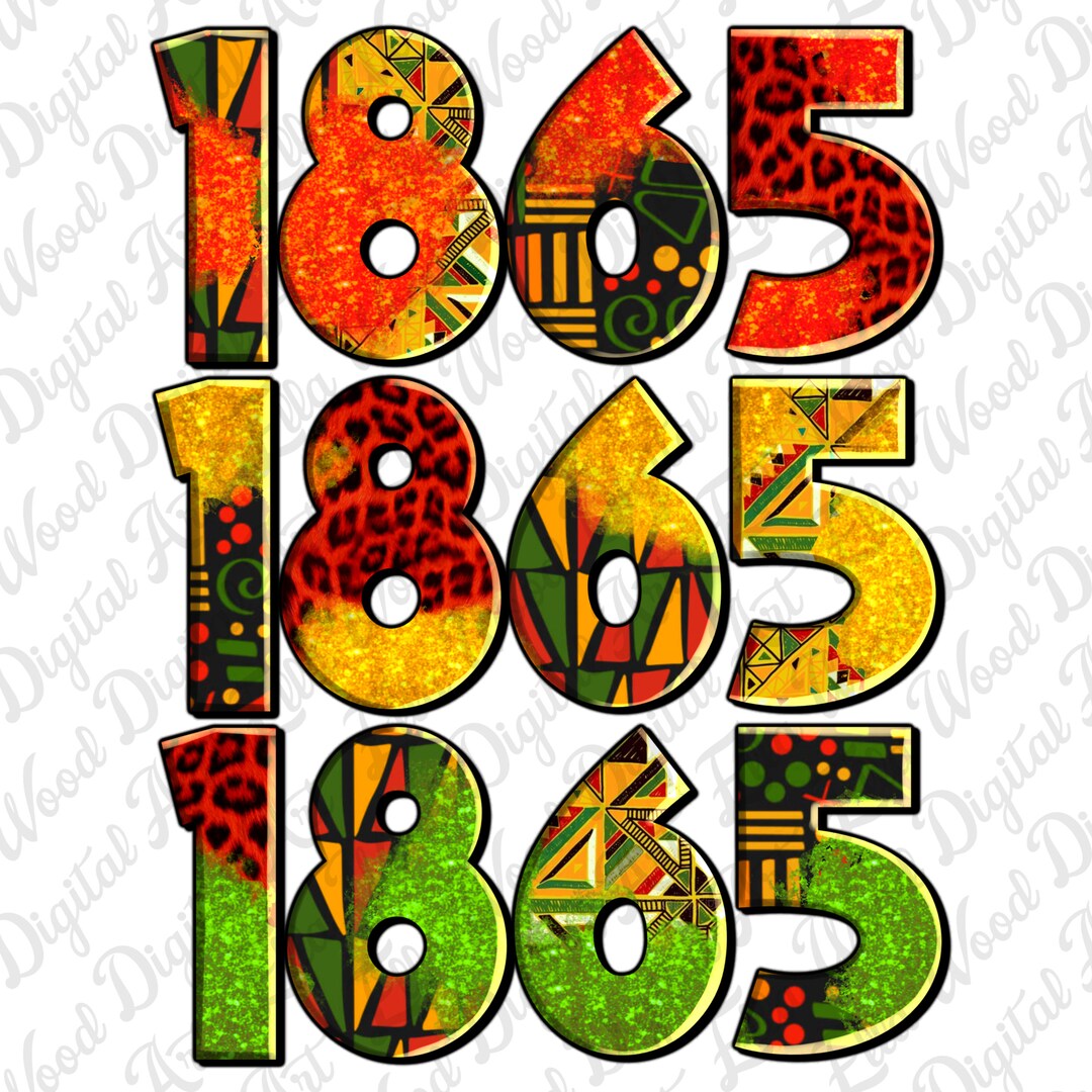 1865 Juneteenth Png Sublimation Design Download, Juneteenth Png, 1865 ...