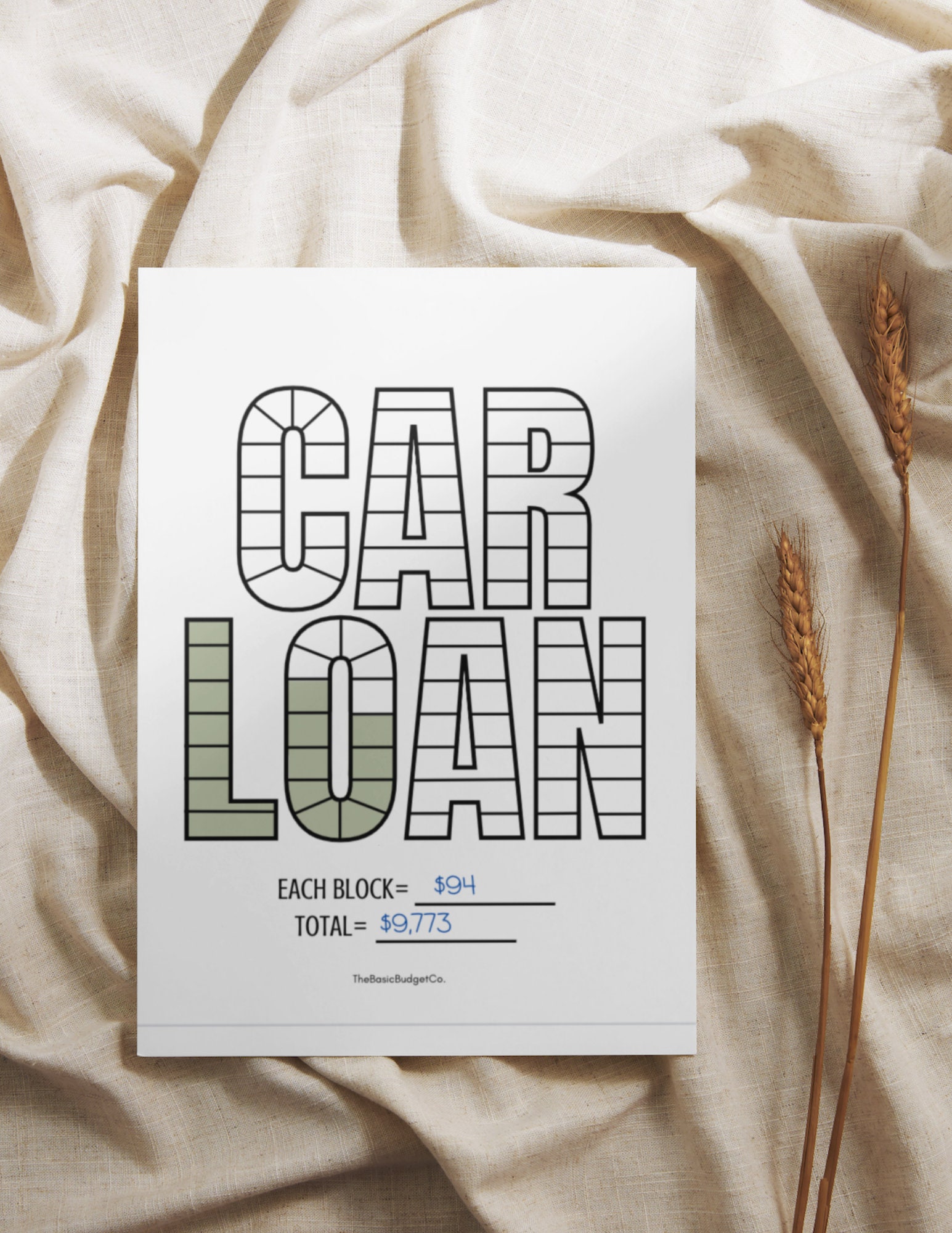 Car Loan Coloring Sheet, Truck Loan Coloring Sheet, Debt Payoff Tracker ...