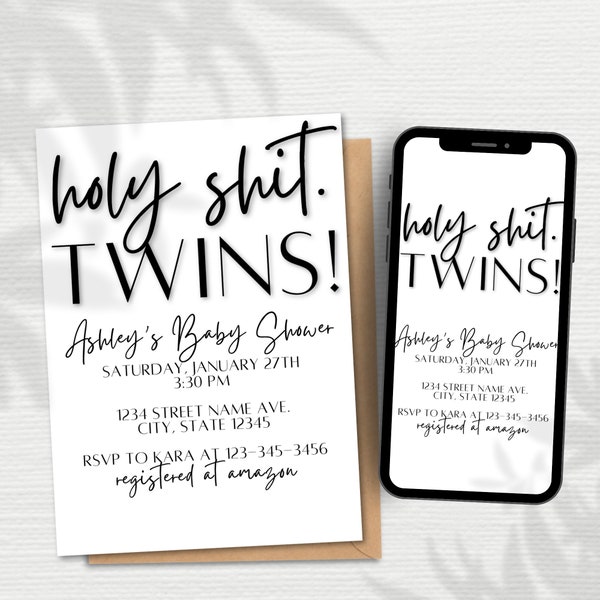 Funny Invite Baby Shower - Etsy