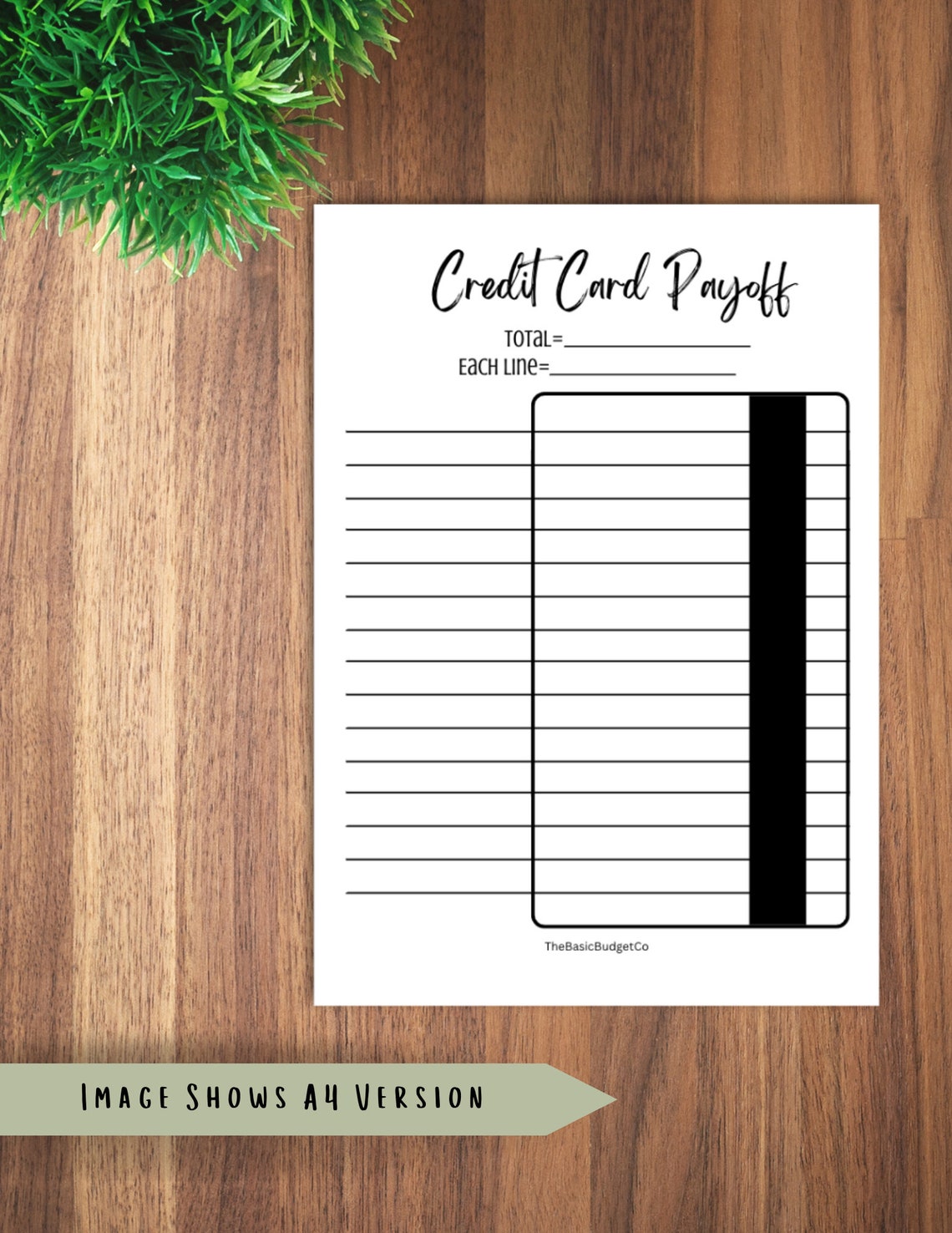 Credit Card Payoff | Coloring Sheet Tracker | Debt Payoff | Printable ...
