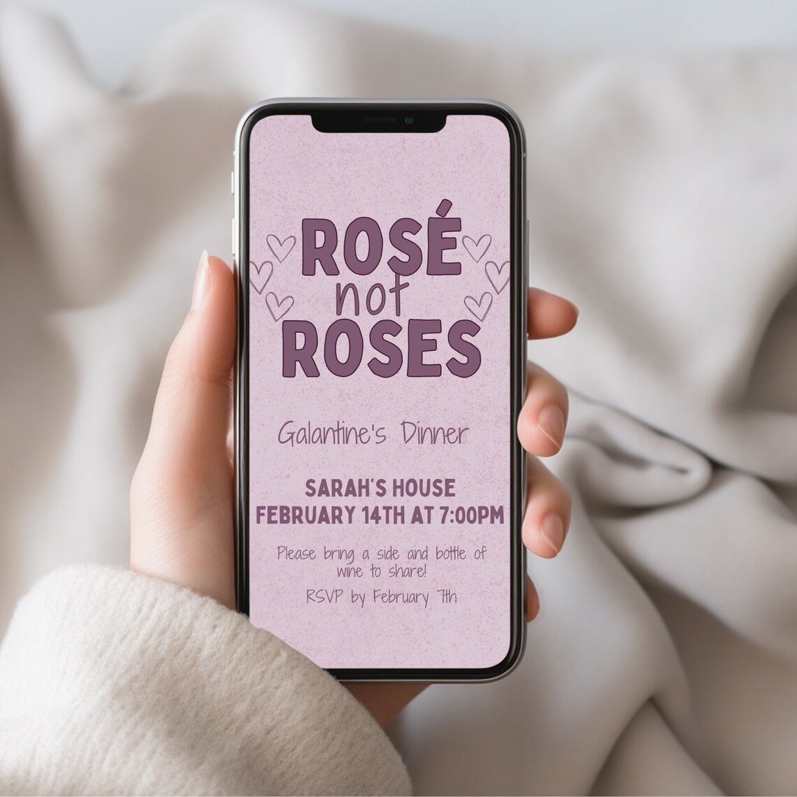 Funny Galantine's Invitation Template Canva | Funny Valentine ...