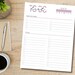 To Do List | Printable to Do List | Task Tracker | Task Checklist ...