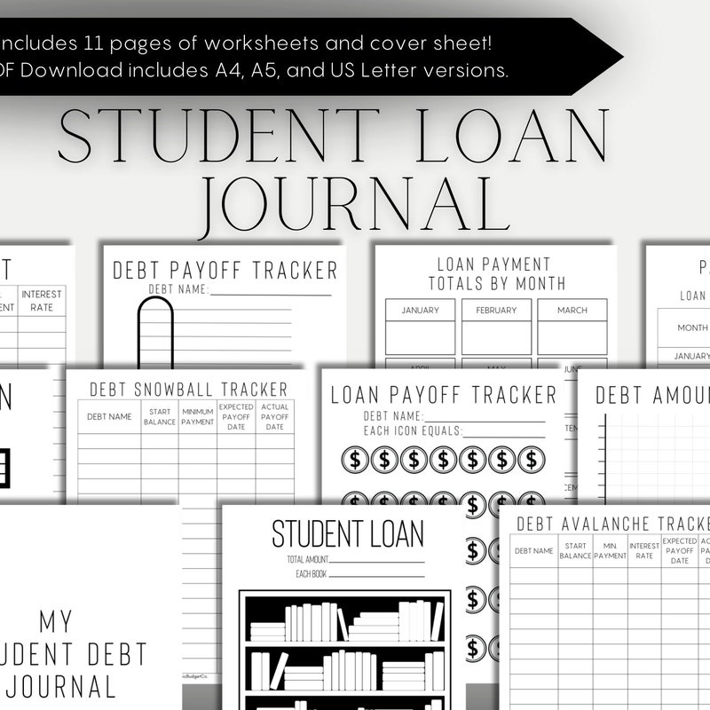 Student Loan - Etsy