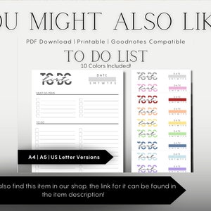 To Do List | Printable to Do List | Task Tracker | Task Checklist ...