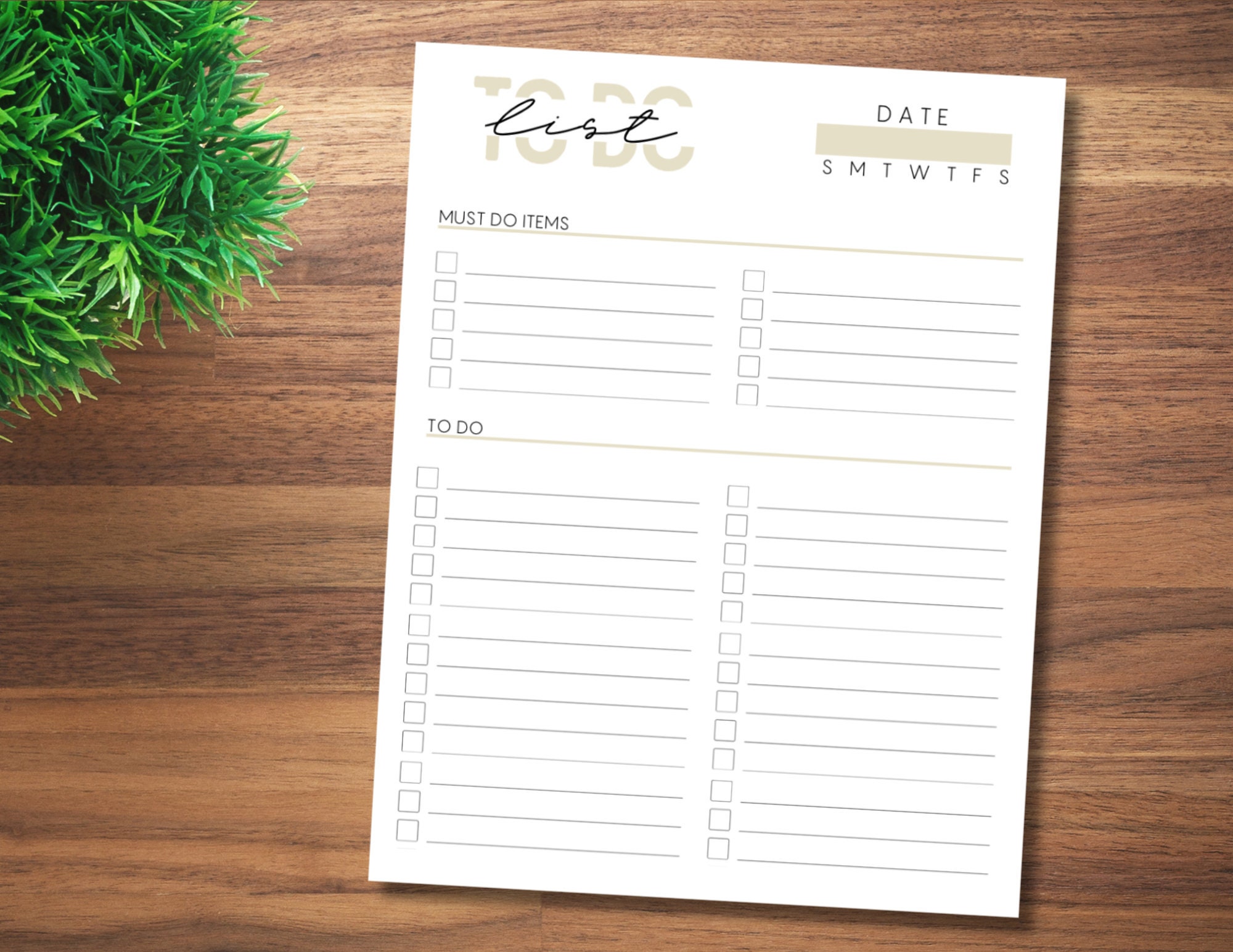 To Do List | Printable to Do List | Task Tracker | Task Checklist ...
