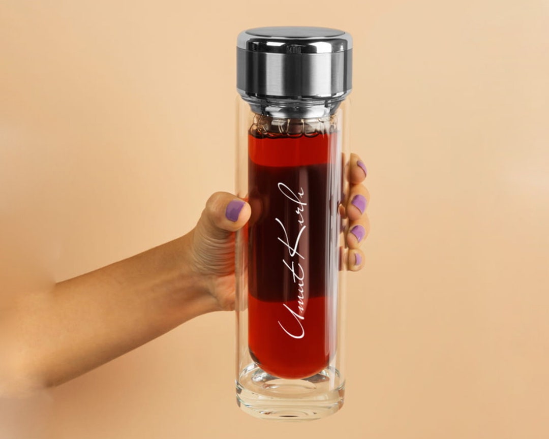 Double Wall Insulated Thermos Travel Cup Personalized Signature ...