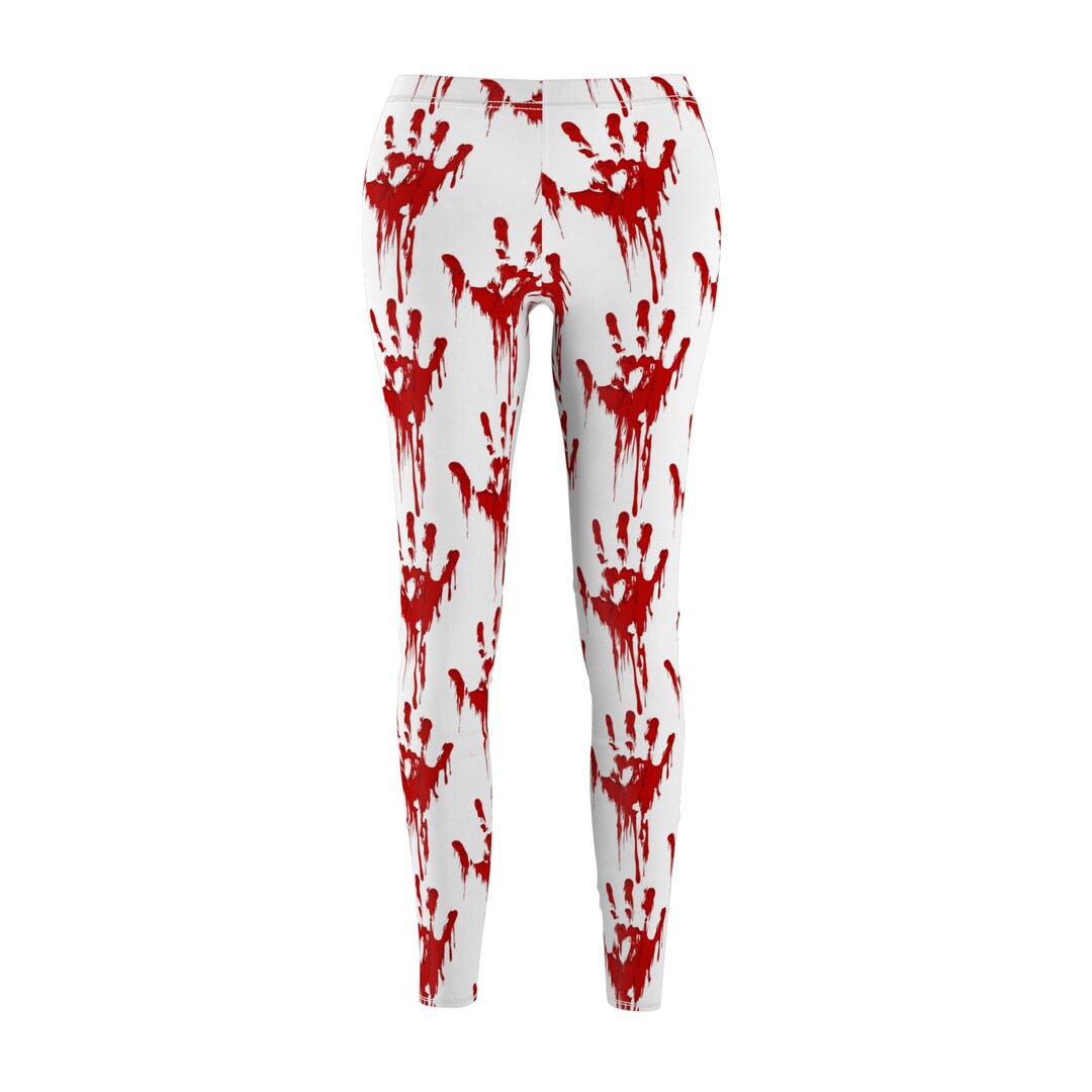 Bloody Hands Halloween Horror Film Scary Movie Women's Cut & Sew Casual ...