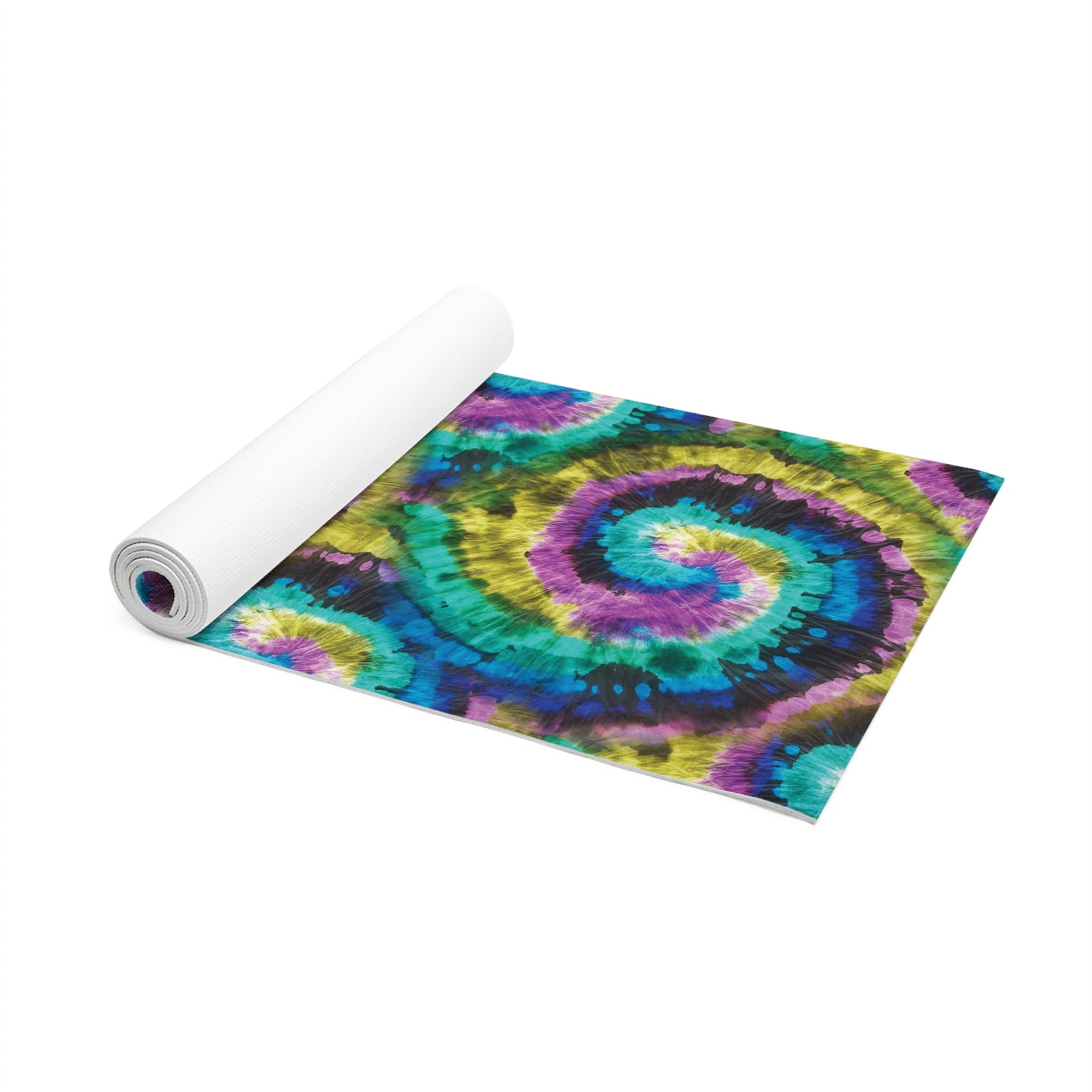 Tie Dye Swirl Foam Yoga Mat - Etsy