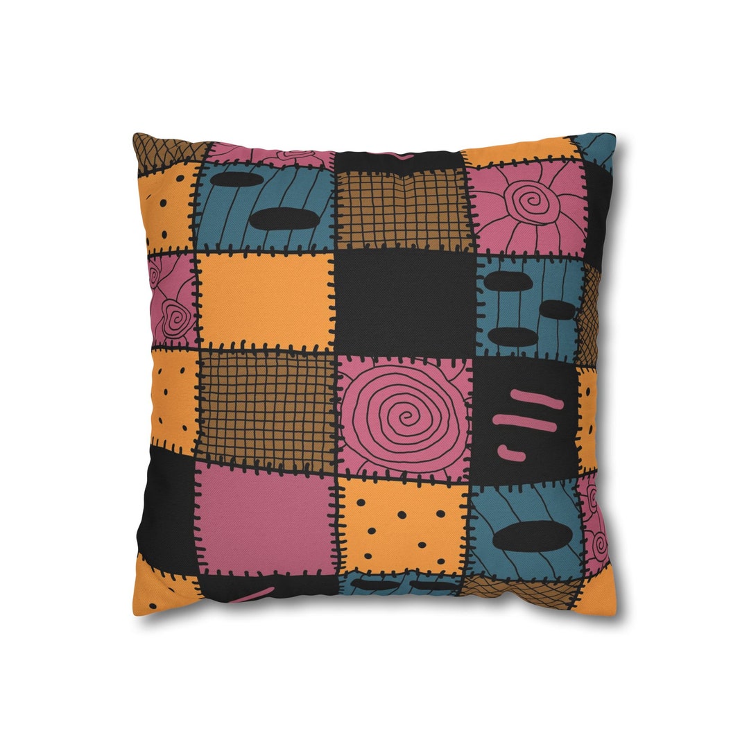 The Nightmare Before Christmas Sally Patches Spun Polyester Square ...