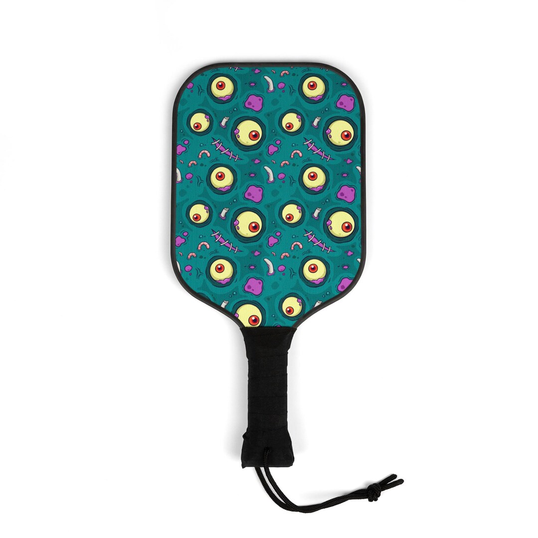 Monster Eyes Halloween Pickleball Kit - Etsy