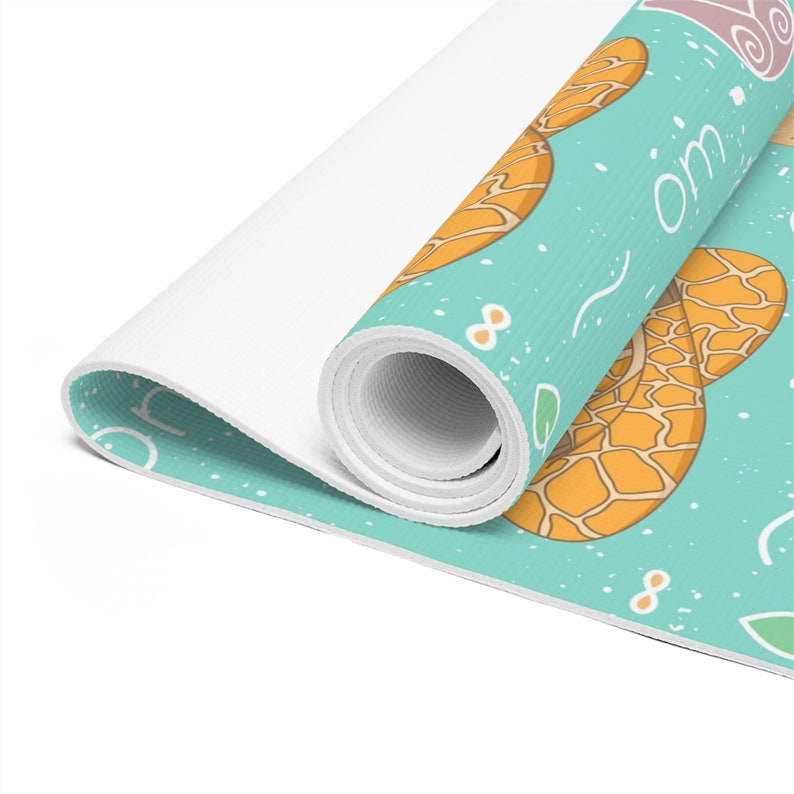 Meditating Animals Giraffe Hippo Foam Yoga Mat - Etsy