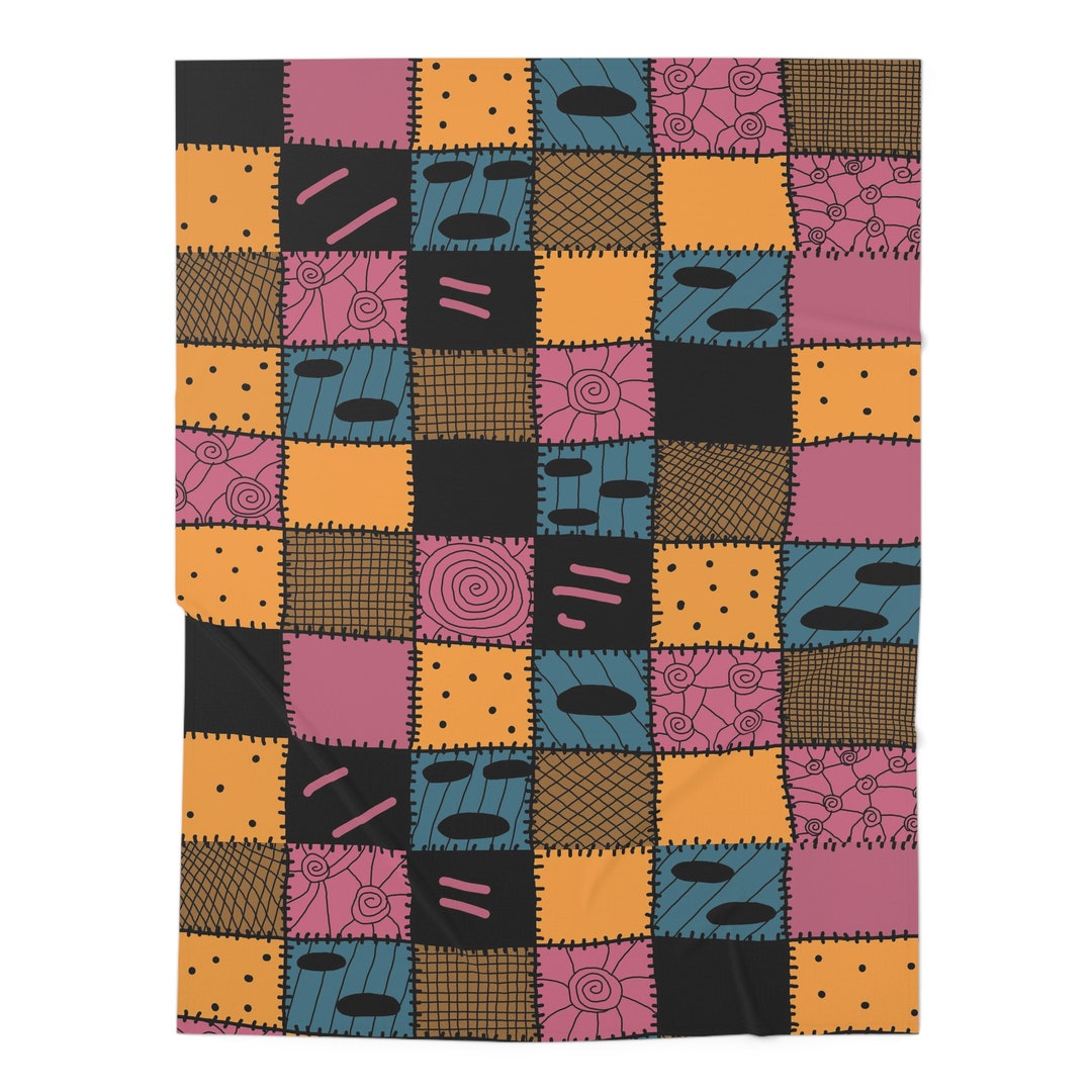 The Nightmare Before Christmas Sally Patches Baby Swaddle Blanket - Etsy