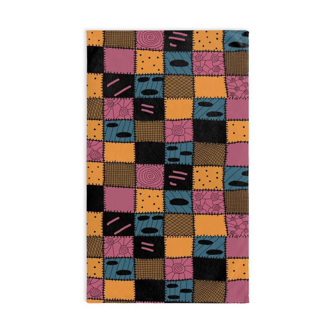 The Nightmare Before Christmas Sally Patches Hand Towel - Etsy