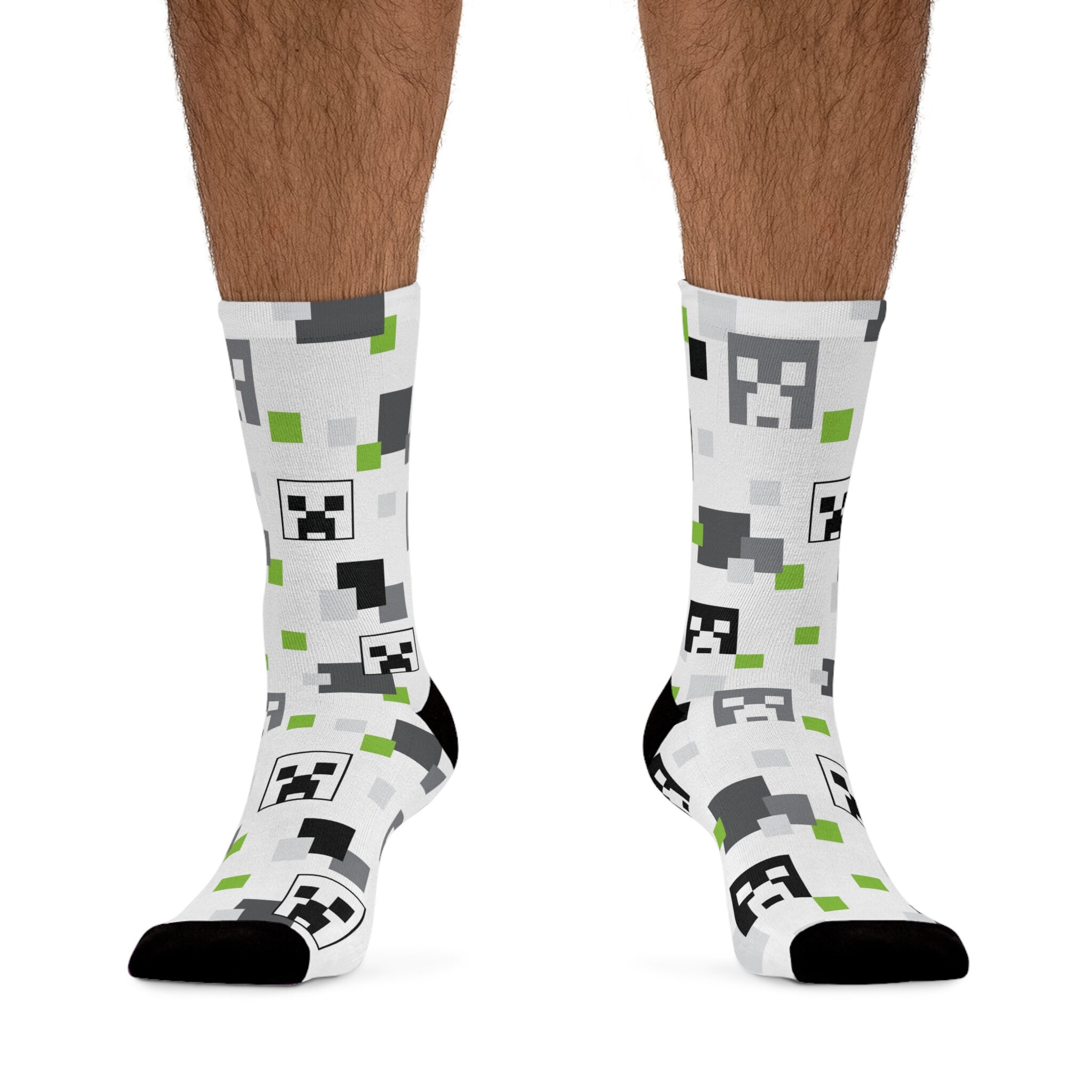 Minecraft Creeper Heads & Blocks Gamer Birthday Christmas Recycled Poly ...