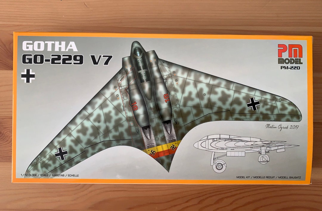 Scale Aircraft Model Kit 1/72 Gotha GO229 V7 PM220 Plastic - Etsy