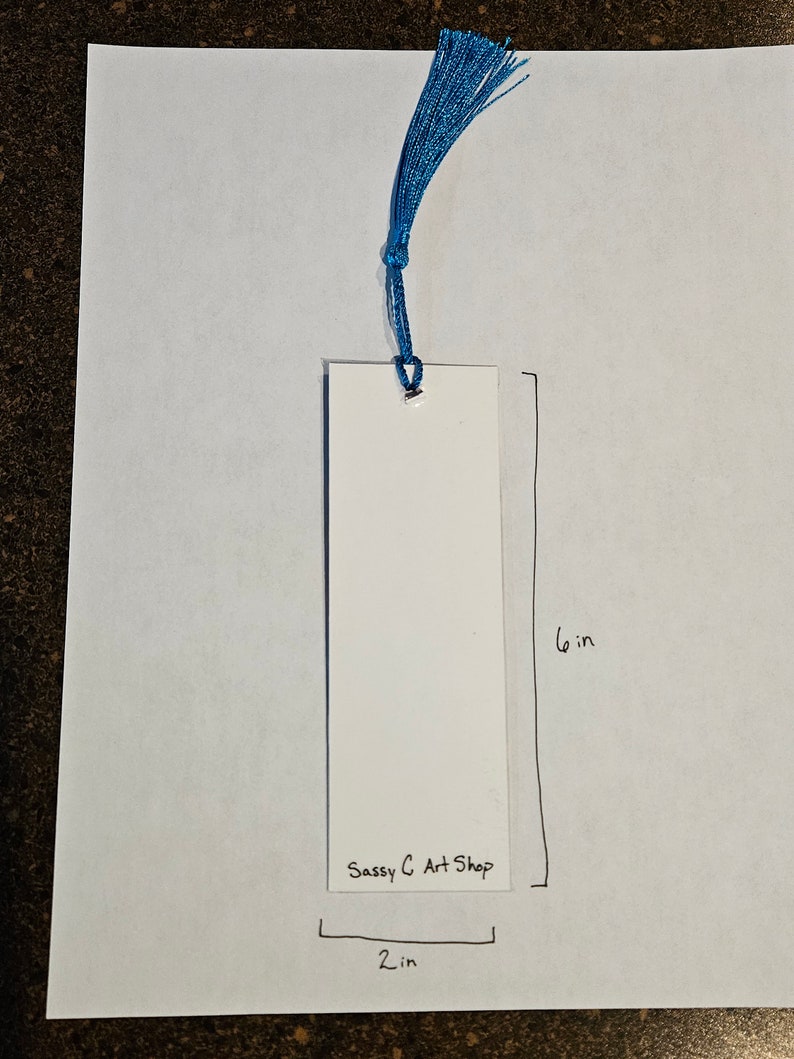 Silk Tasseled Laminated Cardstock Bookmark Stained Glass Scenic ...