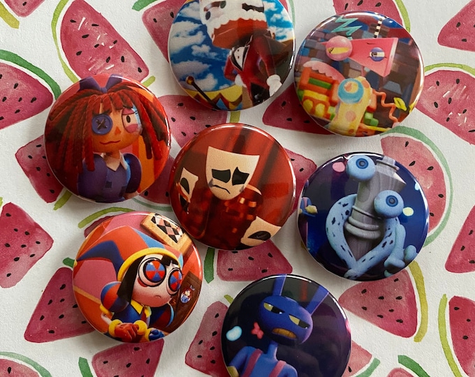 Enamel Pin Set the Amazing Digital Circus Pre-order :D - Etsy