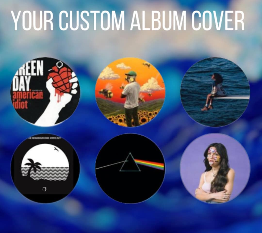 Custom Album Cover Pin 1.25" Pins Buttons Badges - Etsy