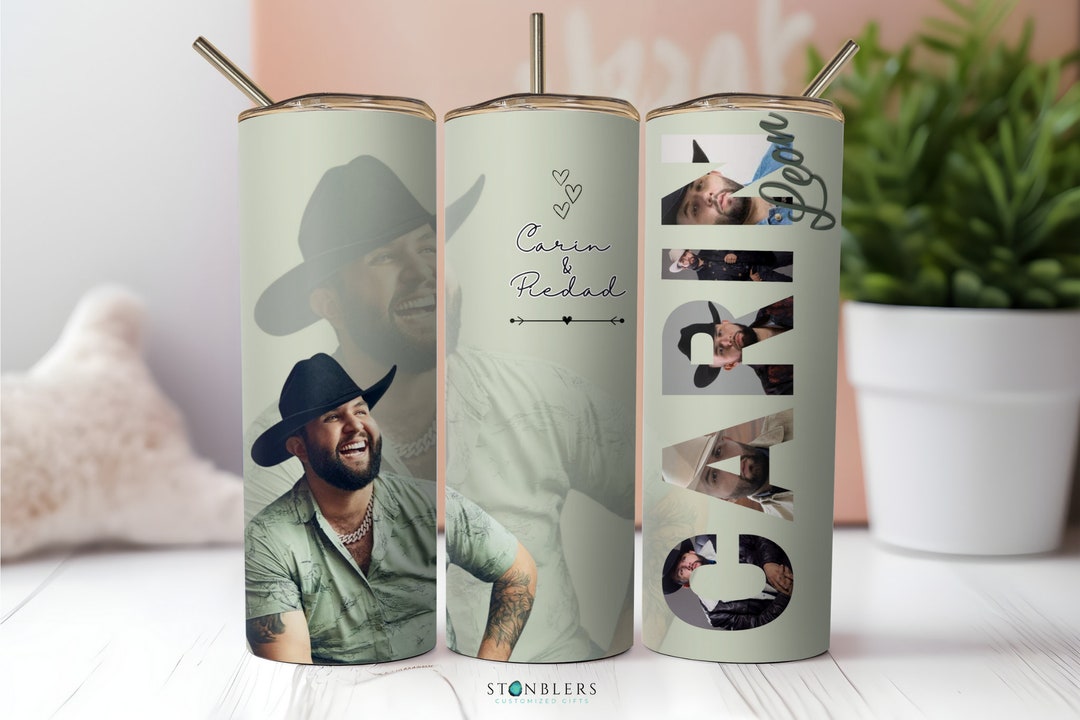 Carin Leon Fans Tumbler Glow in the Dark, Carin Leon Lovers Gifts Ideas ...