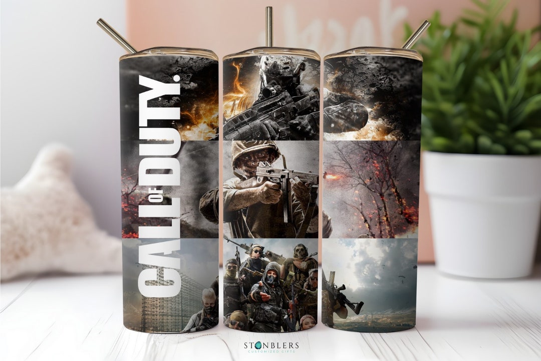 Call of Duty Tumbler, COD Gamer Gift, Call of Duty Water Bottle, Call ...