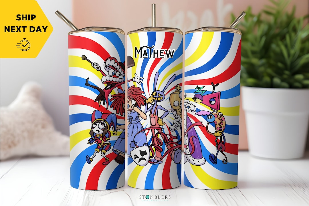 The Amazing Digital Circus Tumbler, Digital Circus Cup, the Amazing ...