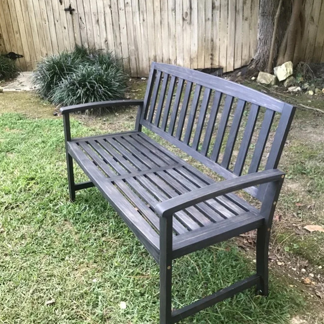 Royce Acacia Outdoor Bench Handmade Garden Furniture - Etsy