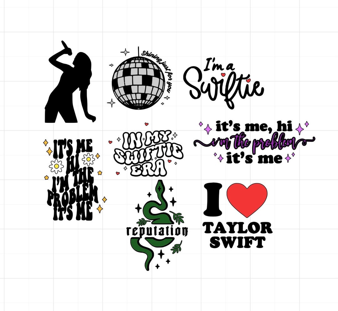 Taylor Swift Vinyl Decals / Stickers Car Notebook Coldcup Hard Phone ...