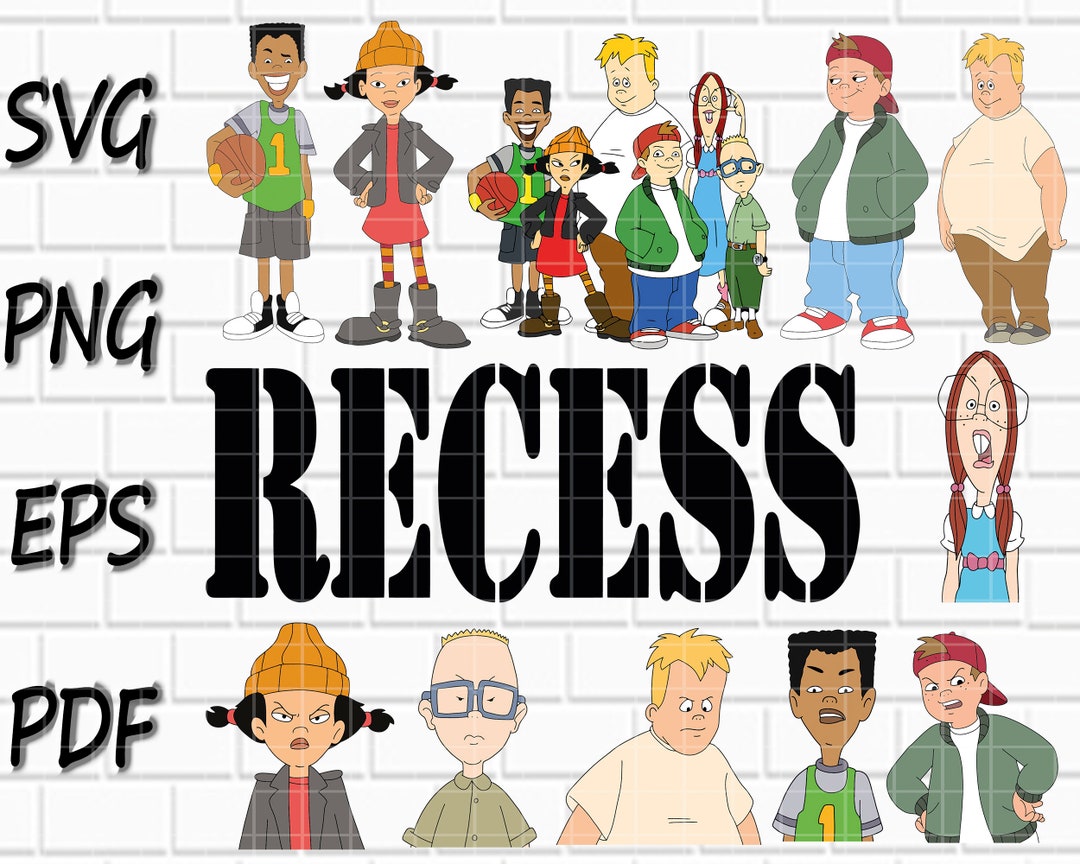 Dibujos animados SVG Recess SVG Recess PNG Recess Vector Recess ...