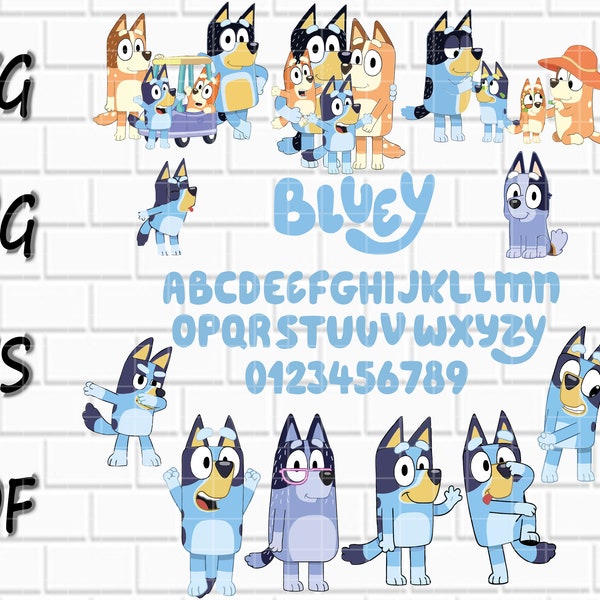 Bluey Svg Cricut - Etsy