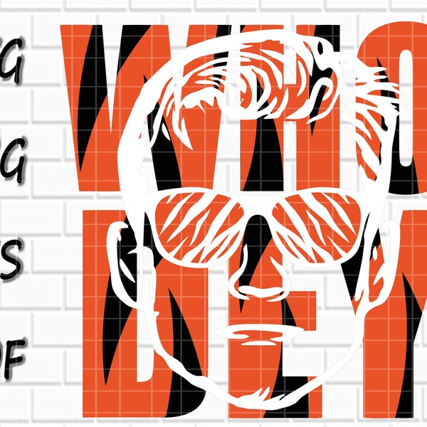 Joe burrow clipart - Etsy México