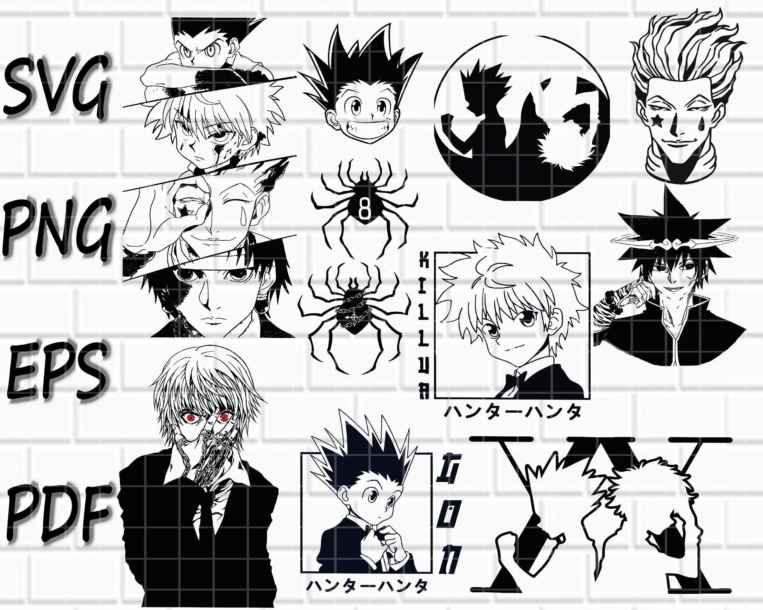 Anime Svg Manga Svg-japanese Svg-anime Logo Anime Vector - Etsy