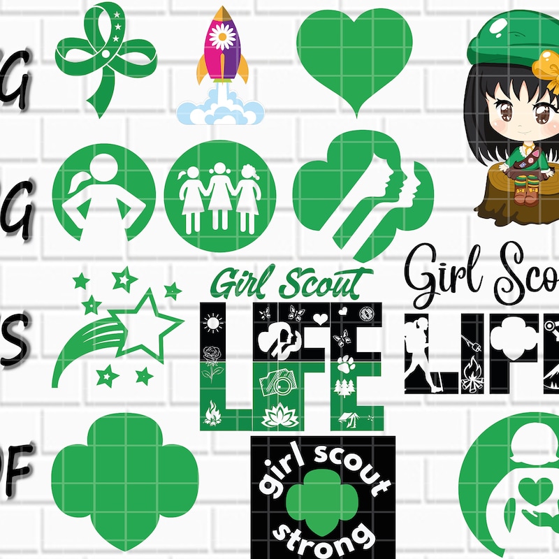 Girl Scout Life Svg - Etsy