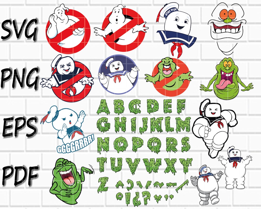 Slimer Ghostbusters SVG Slimer Font Ghostbusters PNG Slimer Face SVG 14 ...