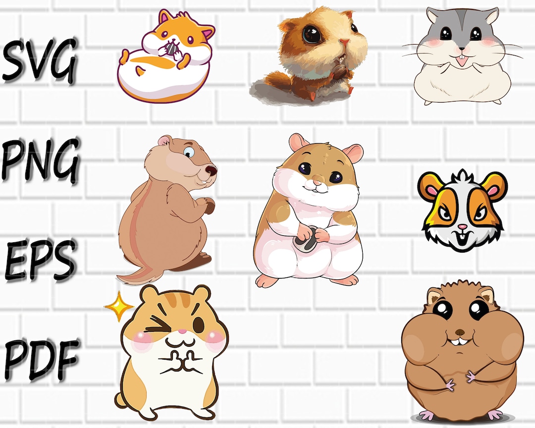 Hamster SVG Hamster Cricut, Hamster Vector Hamster Clipart Hamster ...