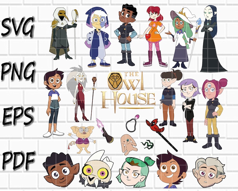 Dibujos animados Svg The Owl House Svg The Owl House Png - Etsy España