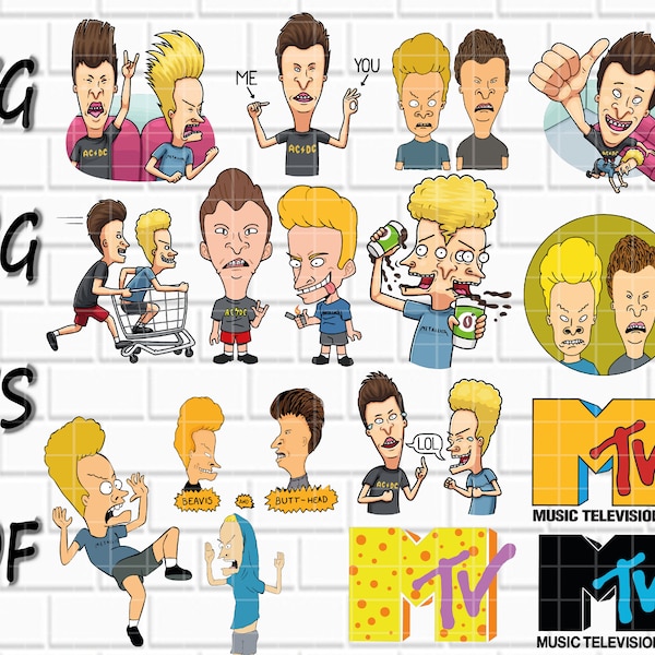 Beavis and Butthead - Etsy