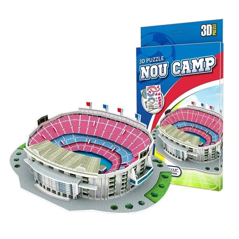3D Football Stadium Puzzle, Home Decor, Xmas Gift, Family Fun Toy , DIY ...