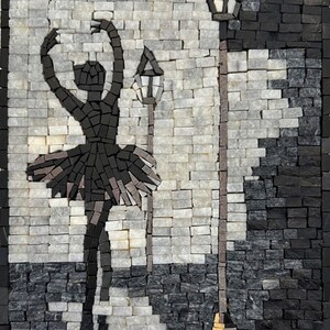 Ballerina Mosaic Art Handcrafted Dance Inspired Wall Decor Ballet ...