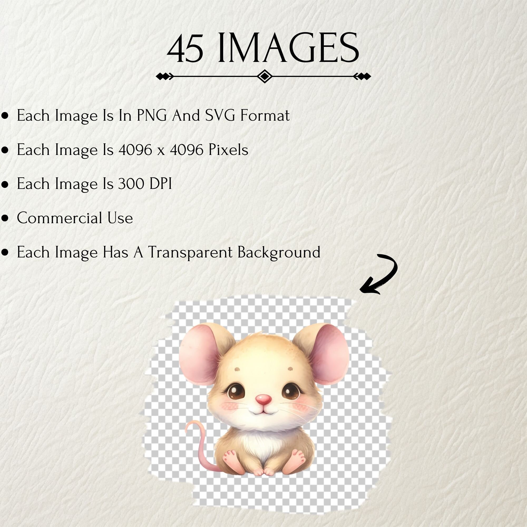 Cute Watercolor Baby Animals Clipart, Woodland Animals Bundle, Elephant ...