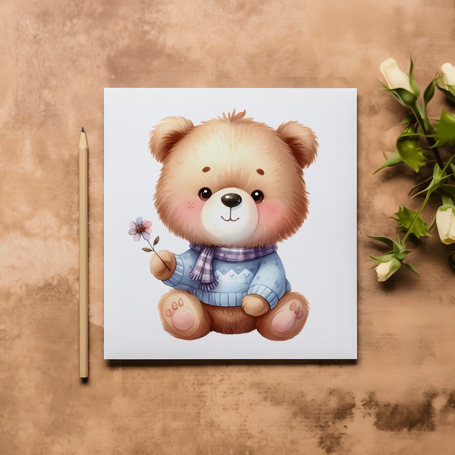 Cute Watercolor Baby Animals Clipart, Woodland Animals Bundle, Elephant ...