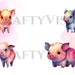 Watercolor Pig, Clipart, Digital Download, PNG Bundle, Baby Shower ...